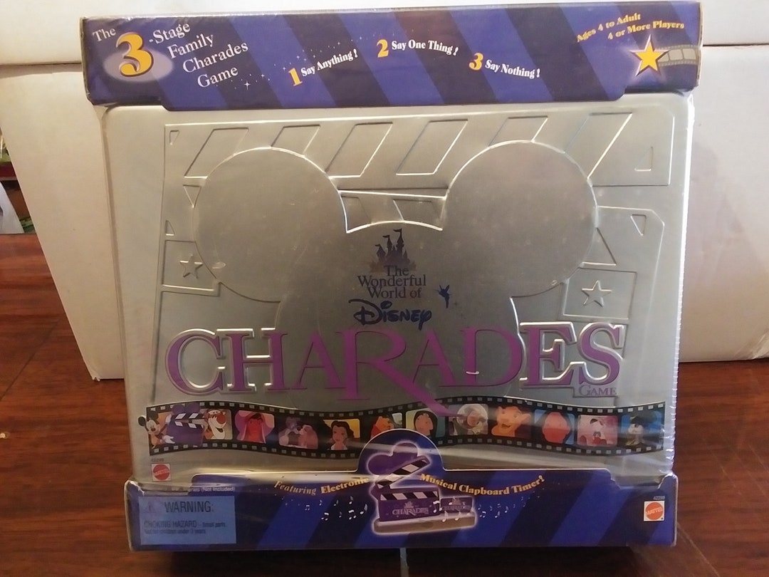 Wonderful World of Disney "charades" Family Board Game With Collector ...