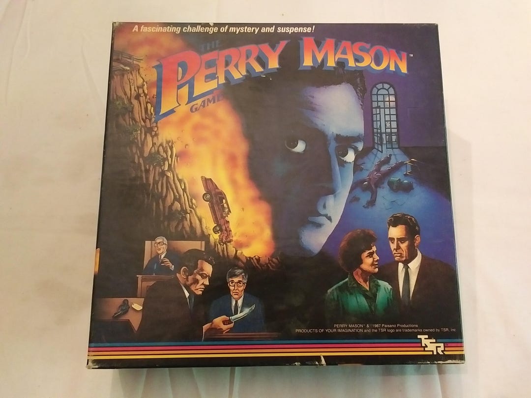 Vintage Perry Manson Board Game Complete by TSR, IOB - Etsy