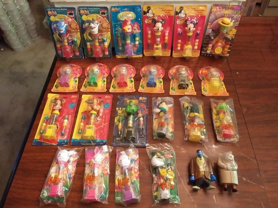 24 Vintage Flix Candy Dispensers, Containers, Figures, Toys, More+ - Etsy