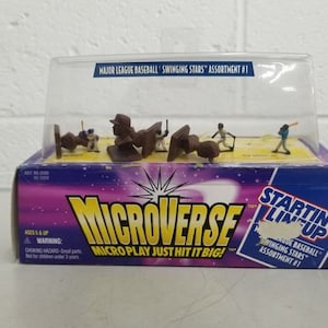 Kenner Starting Lineup Microverse Major League Baseball Swinging Stars ...