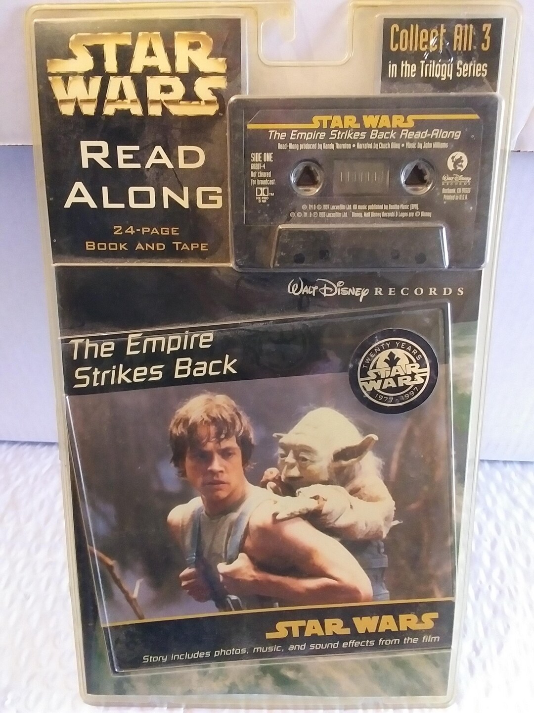Star Wars the Empire Strikes Back Book and Tape for Children - Etsy
