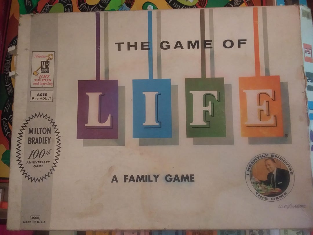 Vintage 1960 "life" Family Board Game by Milton Bradley IOB Complete - Etsy