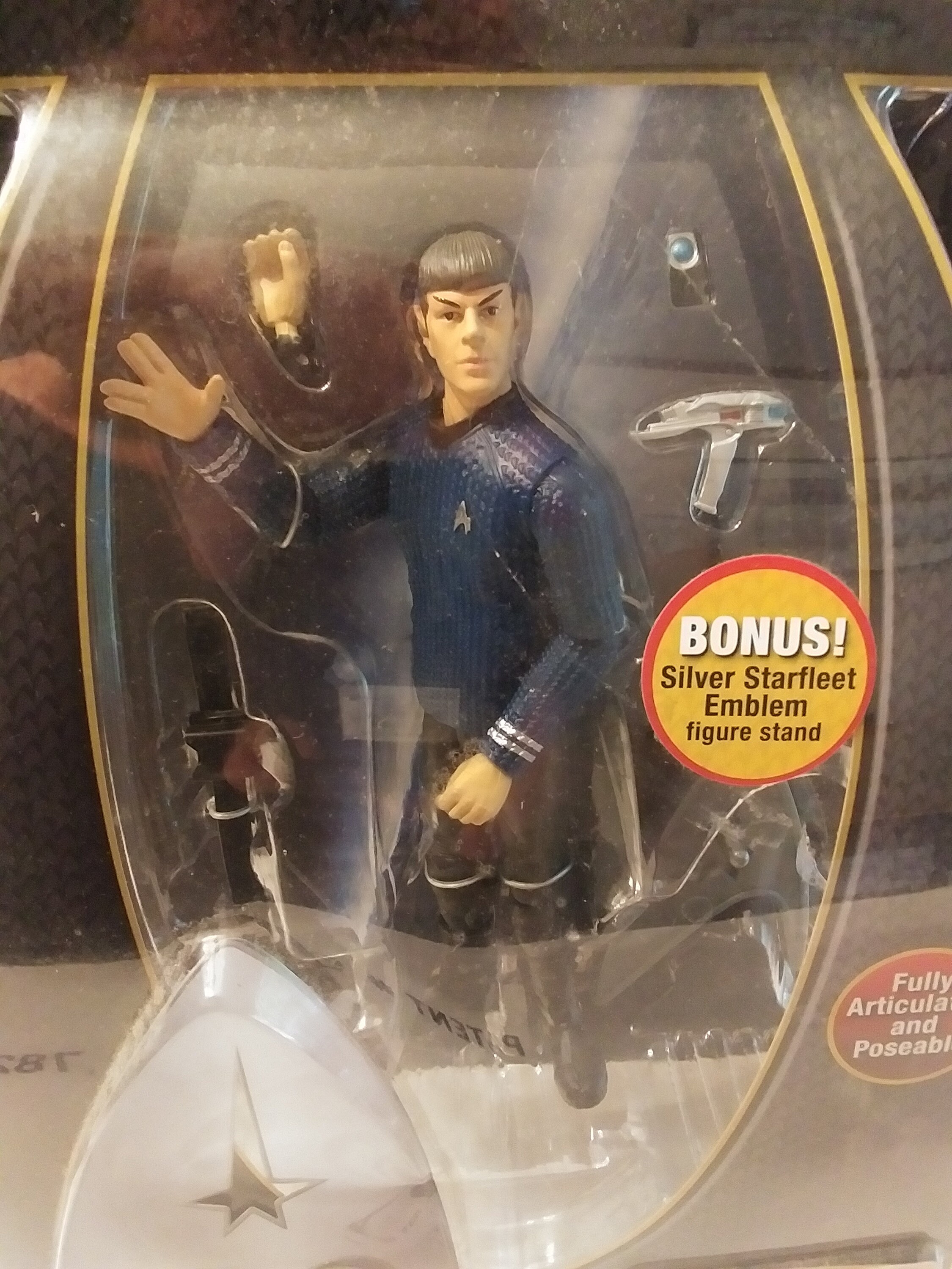 Star Trek Warp Collection Spock Figure W/accessories IOP - Etsy
