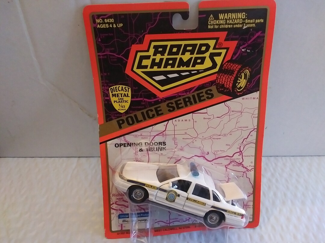 Vintage Columbia, SC Police Squad Car Die-cast Vehicle, 1/43rd Scale ...