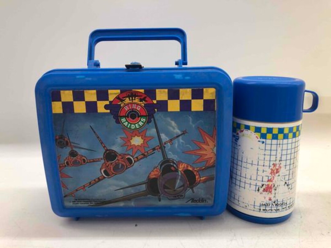 Vintage 1988 Ring Raiders Lunchbox and Thermos by Aladdin - Etsy
