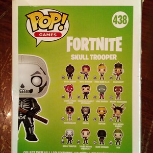 Funko Pop FN Skull Trooper 438 Vinyl Figure, IOP - Etsy