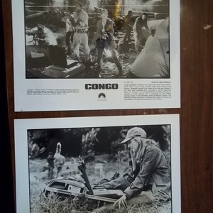1995 "congo" Paramount Pictures Movie Pre-release Press Pack 1 - Etsy