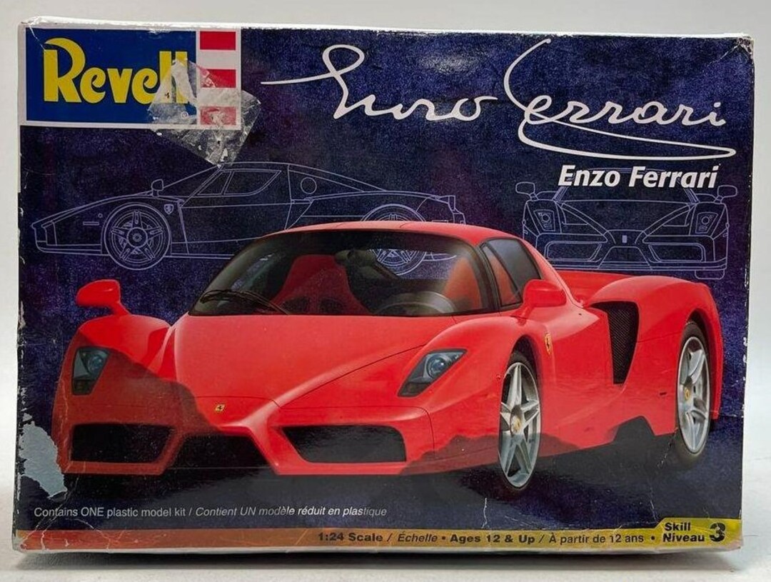 Revell Enzo Ferrari Model Car Kit Complete, IOB - Etsy