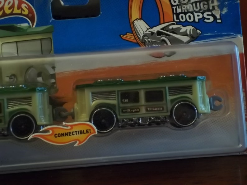 Hot Wheels Turbo Trolley Double Car for the HW Loop Track MIP - Etsy