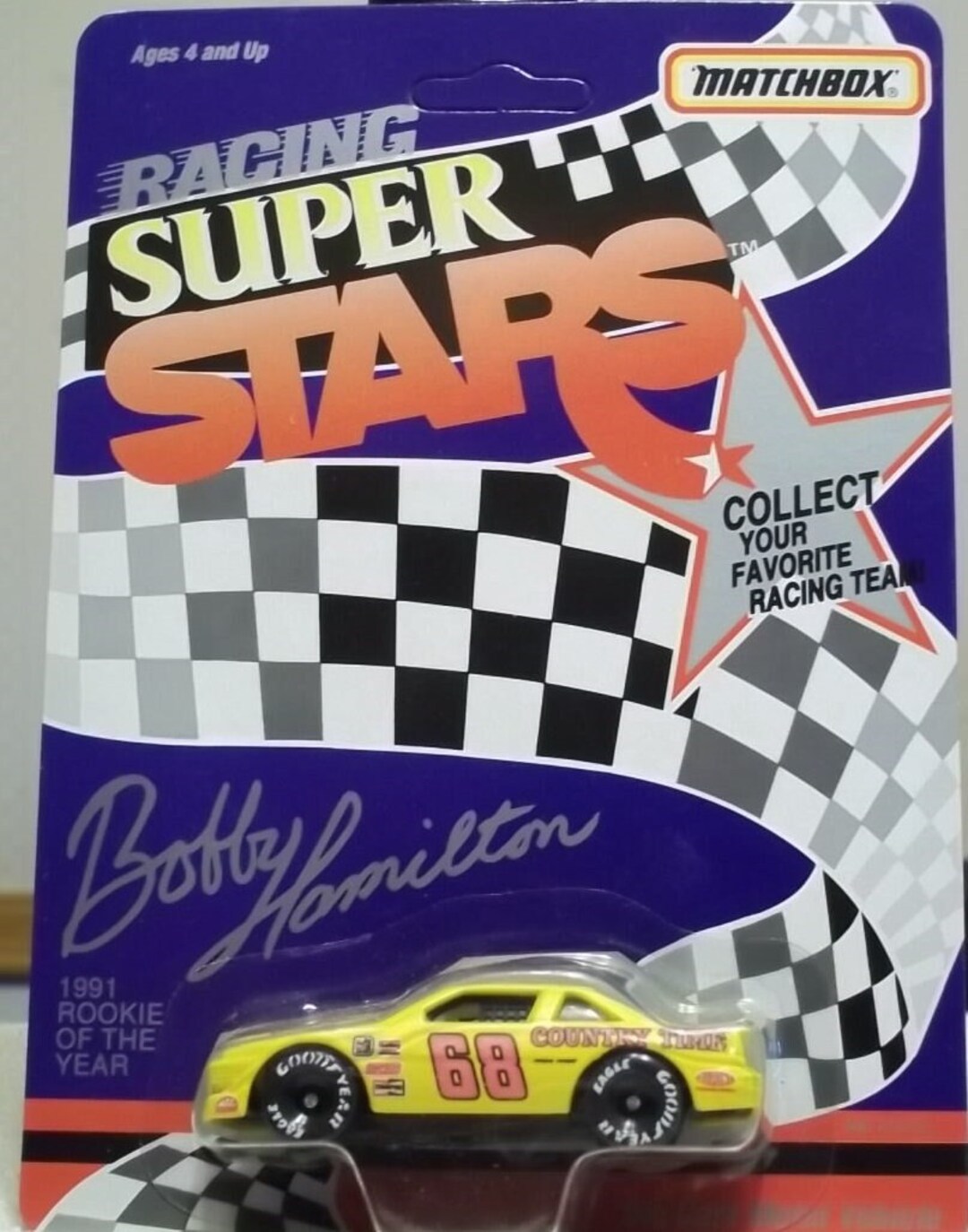 1992 Bobby Hamilton No. 68 Country Time NASCAR by Matchbox - Etsy