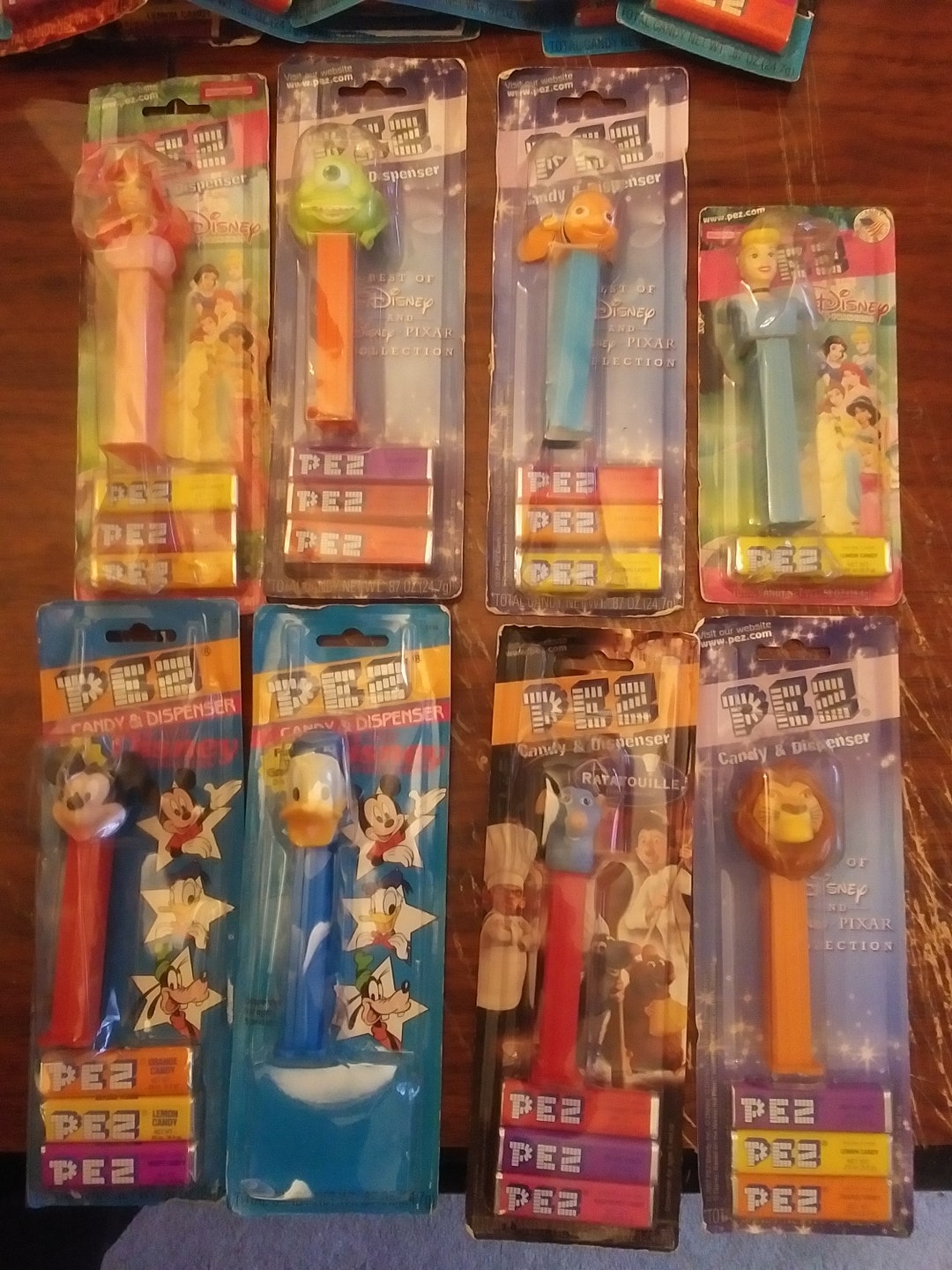 Vintage 8 Walt Disney PEZ Dispensers Blister Packs (1980s-90s), IOP - Etsy