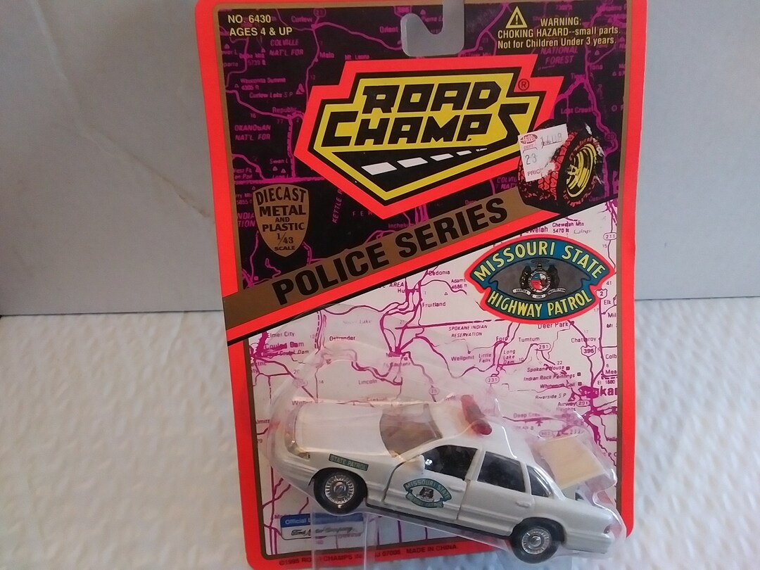 Vintage Washington State Highway Patrol Police Squad Car Die-cast ...