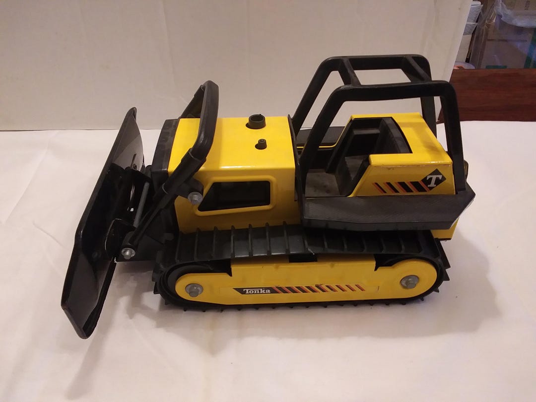 Vintage Tonka Pressed Metal Construction Bulldozer Toy - Etsy