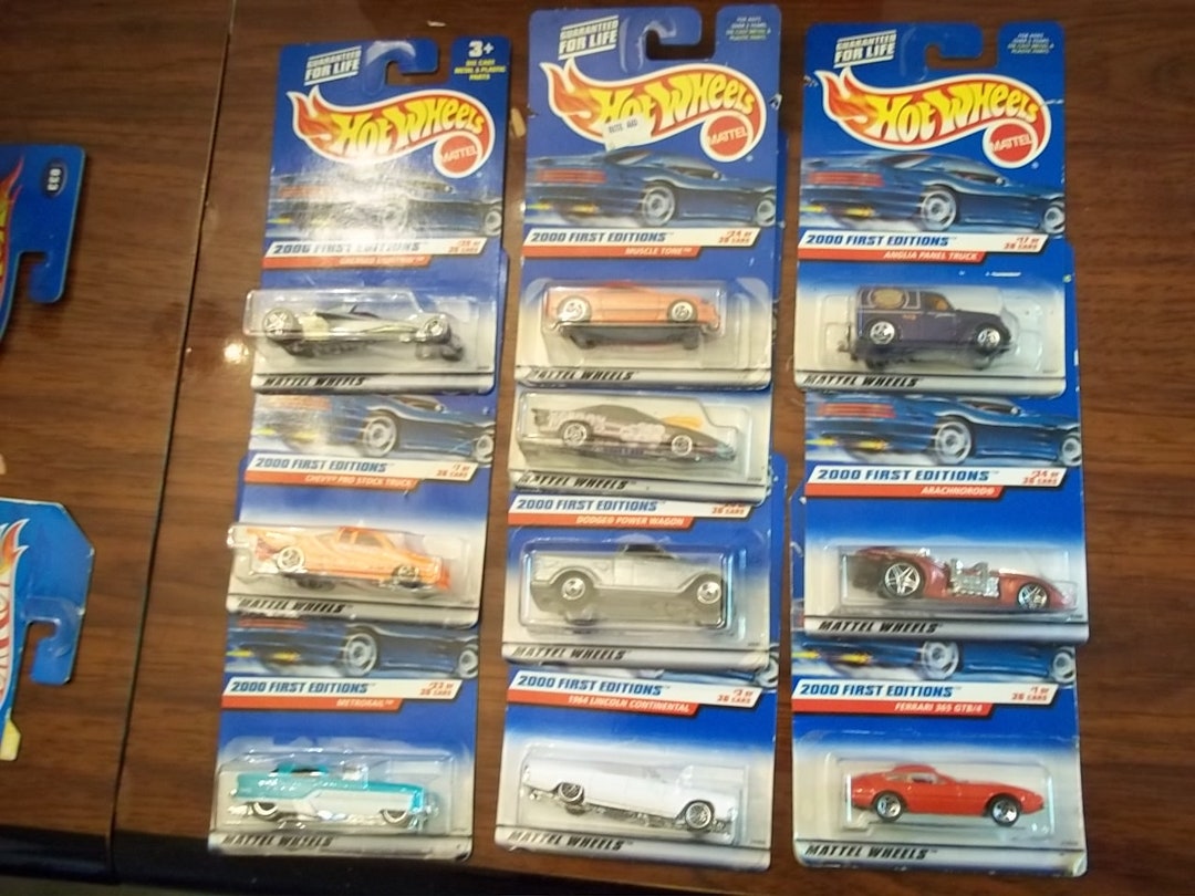 Collection of 10 Mattel Hot Wheels 2000 FIRST EDITIONS Series, MIP 1 - Etsy