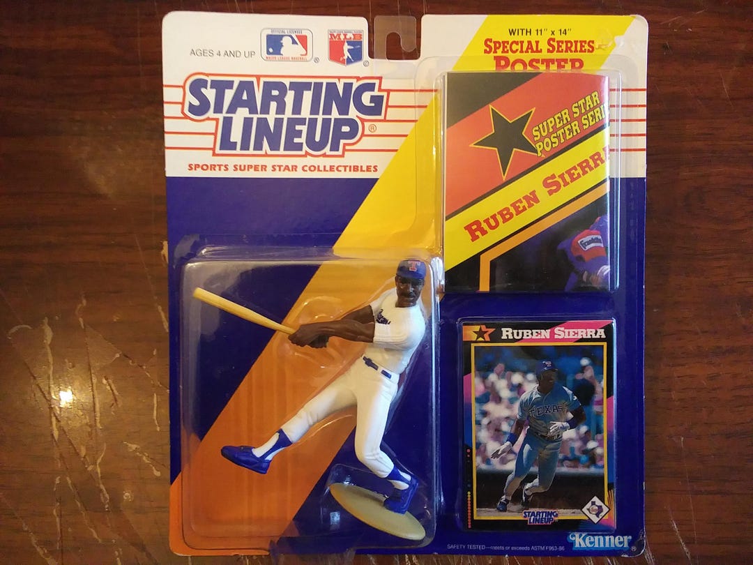 1992 Starting Lineup MLB Ruben Sierra Action Figure W/poster & Card, - Etsy