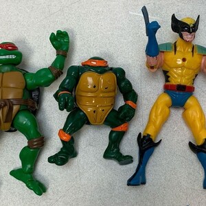 X-men Wolverine, Vintage Teenage Mutant Ninja Turtles & More Action ...