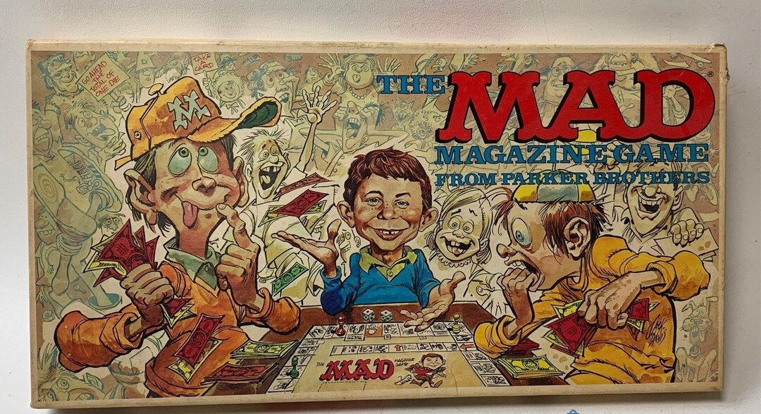 Vintage 1979 the MAD Magazine Board Game From Parker Brothers - Etsy