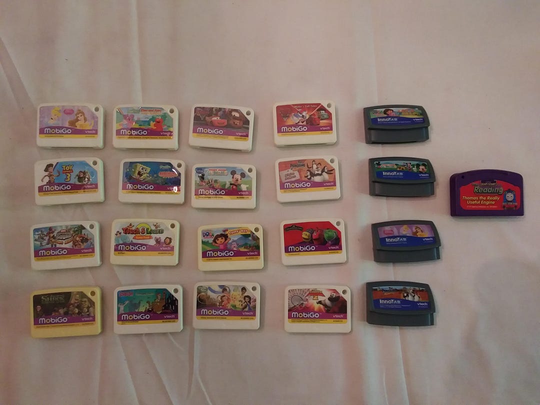 21 V-tech Mobigo, Innotab Multimedia Game System Games - Etsy