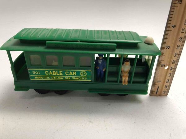 Vintage San Francisco Cable Toy Car Spring Wheel Action With - Etsy