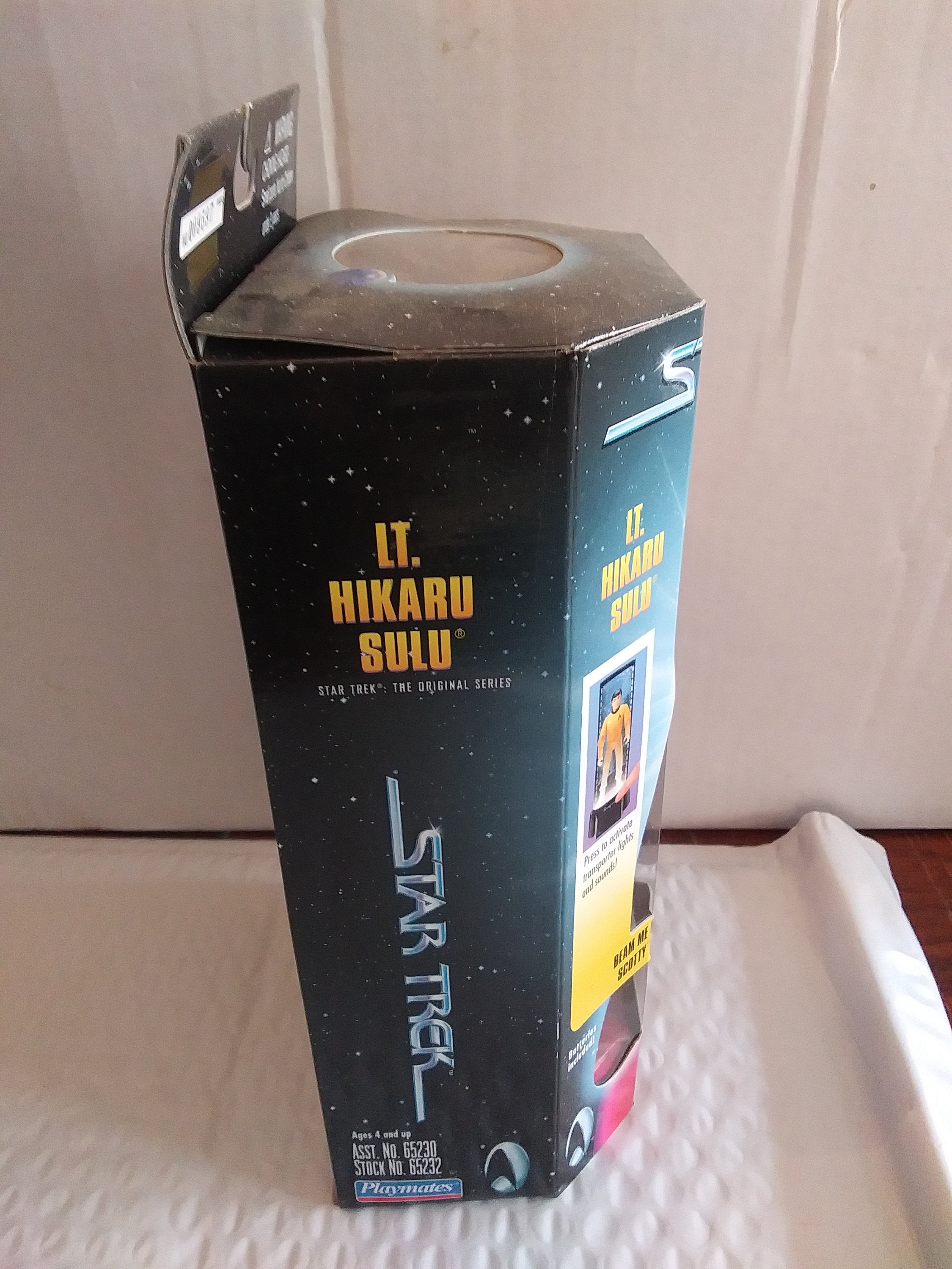 Star Trek Transporter Series "lt. Hikaru Sulu" Action Figure & Memory ...