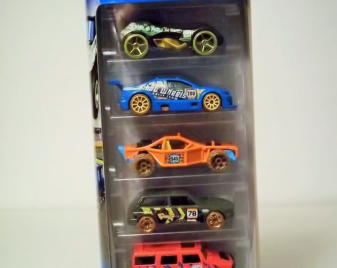 Hot Wheels STUNT - JUNGLE RALLY Die-cast Vehicles 5 Pack Set - Etsy