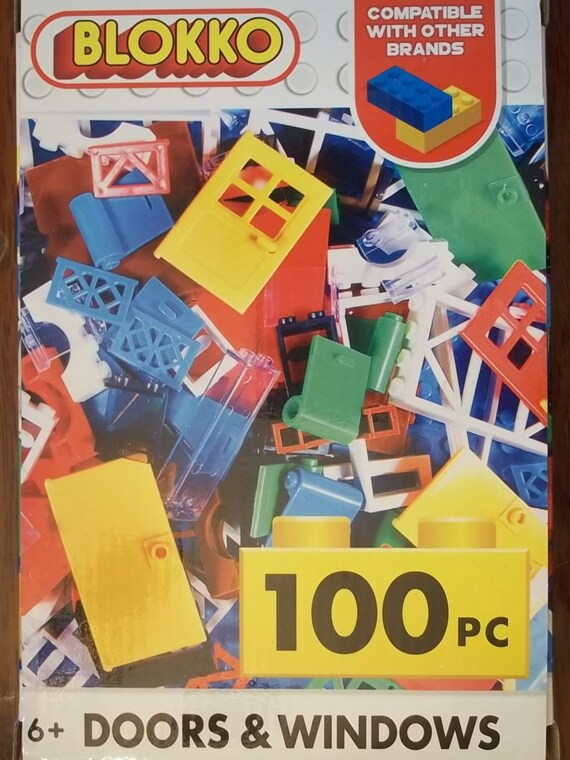 Blokko 100 Piece DOORS & WINDOWS Building Block Supplement Set - Etsy