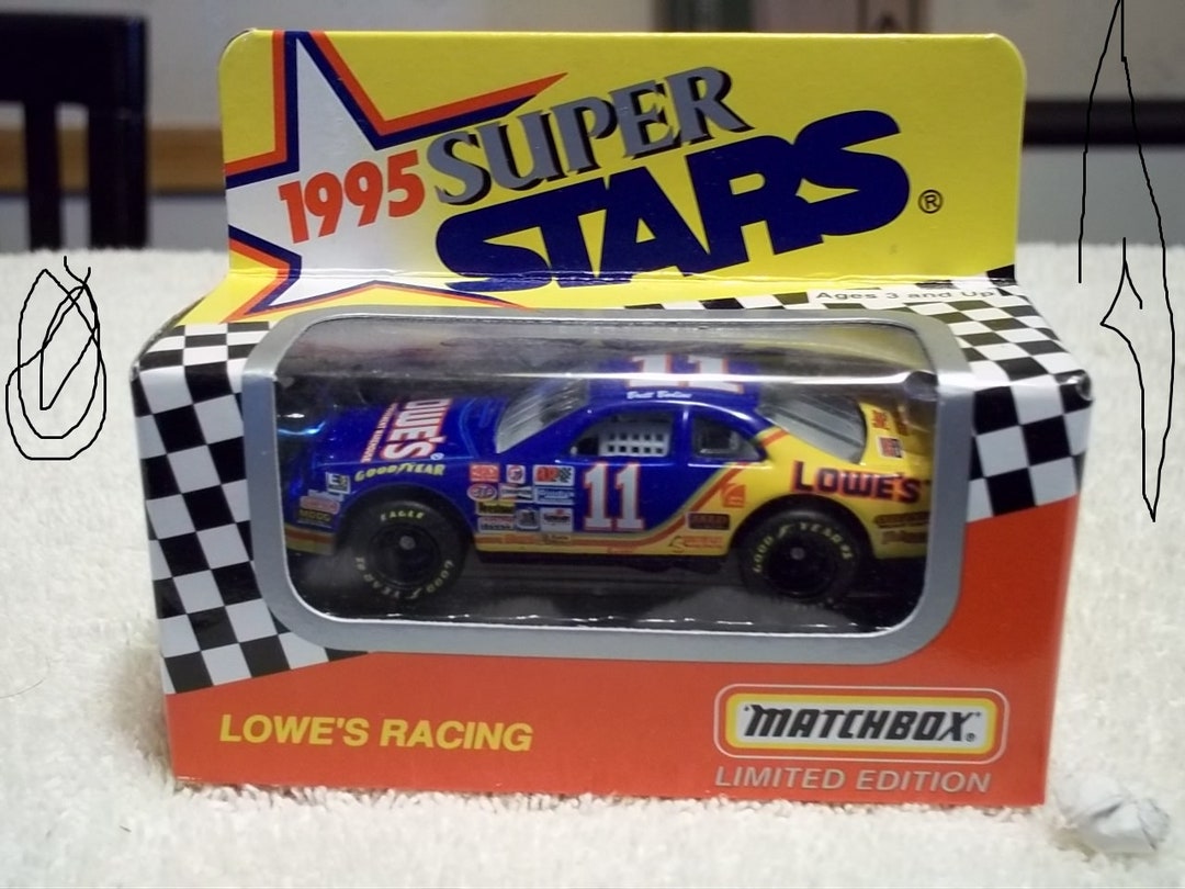 1995 Lowe’s Racing No. 11 NASCAR by Matchbox - Etsy