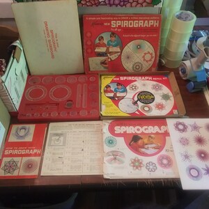 Vintage Spirograph Art Set by Kenner IOB - Etsy