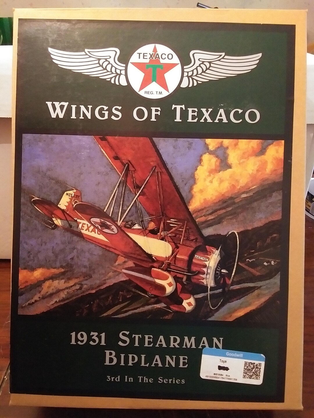 Texaco 1931 Stearman Biplane Die-cast Model Plane Bank by ERTL ...