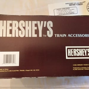 Vintage Hershey's Chocolate Trains - O-27 Gauge Water Tower Building Kit, New - Etsy