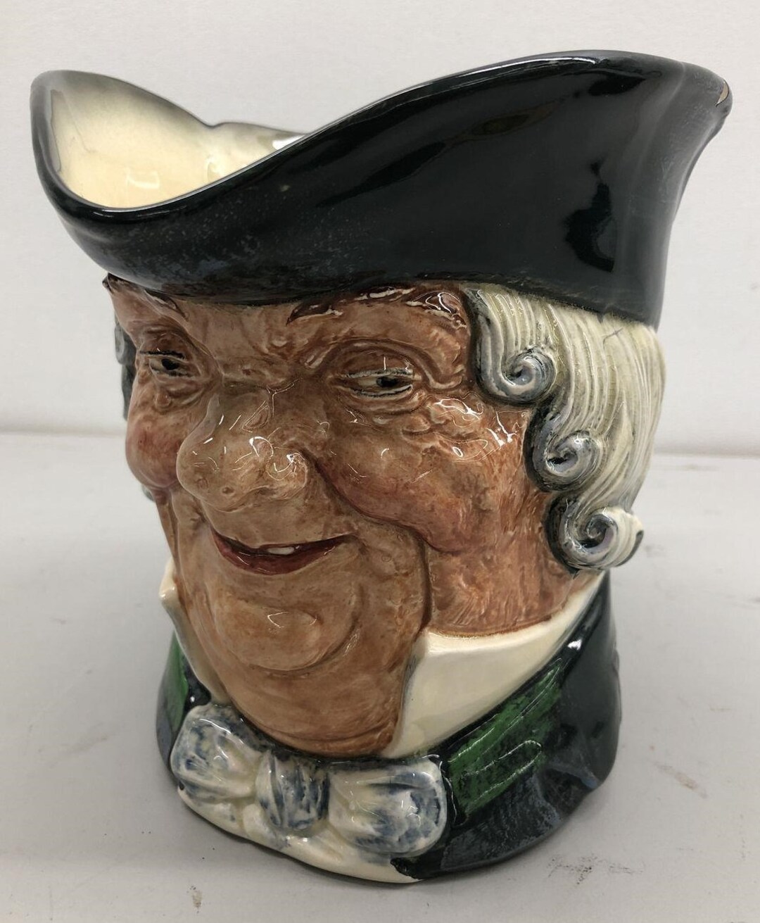 Vintage Large Royal Doulton Parson Brown Ceramic Old Man Character Toby ...