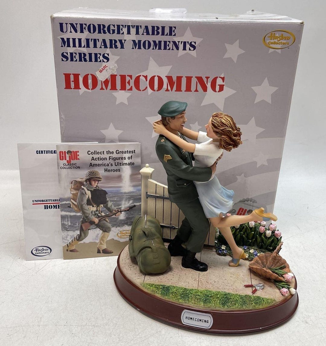 G.I. Joe Unforgettable Military WWII Moments "homecoming" Figurine W ...