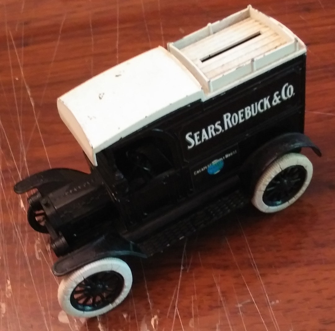 ERTL 1913 Ford Model T Van Sears Roebuck & Co. Bank, Cast Metal - Etsy