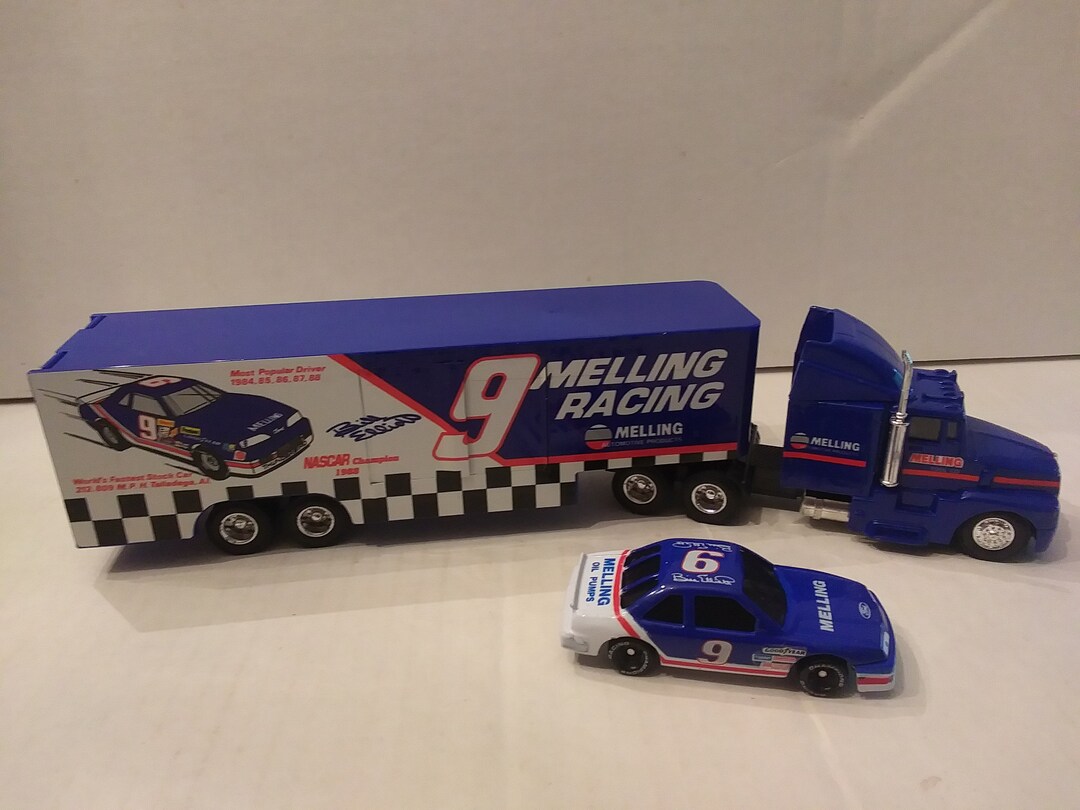 NASCAR Bill Elliot No. 9 Melling Racing Transporter Truck W/car - Etsy