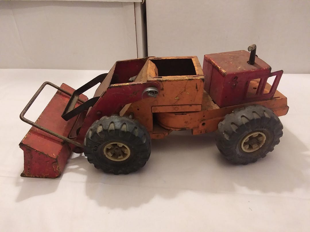 Vintage Tonka Pressed Steel Front End Loader, Pay Loader Construction ...