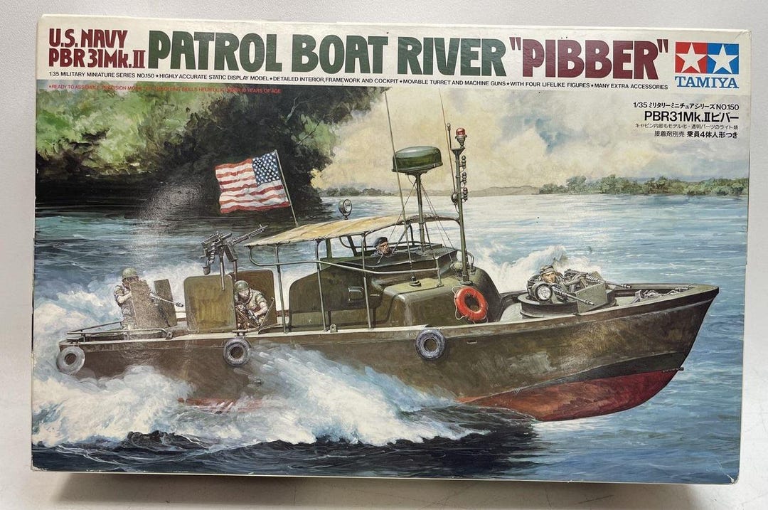 Tamiya US Navy PBR 31mk.ii Patrol Boat River Pibber 1/35th Scale Model Kit - Etsy