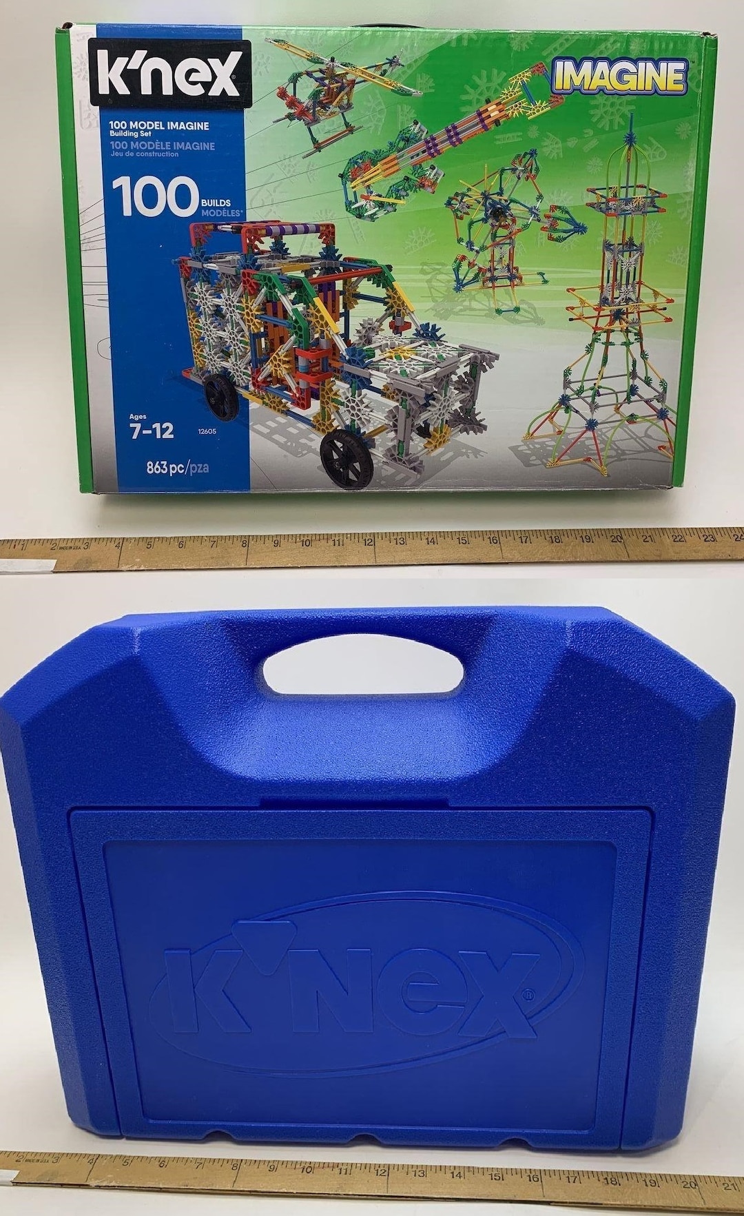 K'nex Imagine 100 Model Imagine Building Set, Ages 7-12, 863 Piecescase More, IOB - Etsy