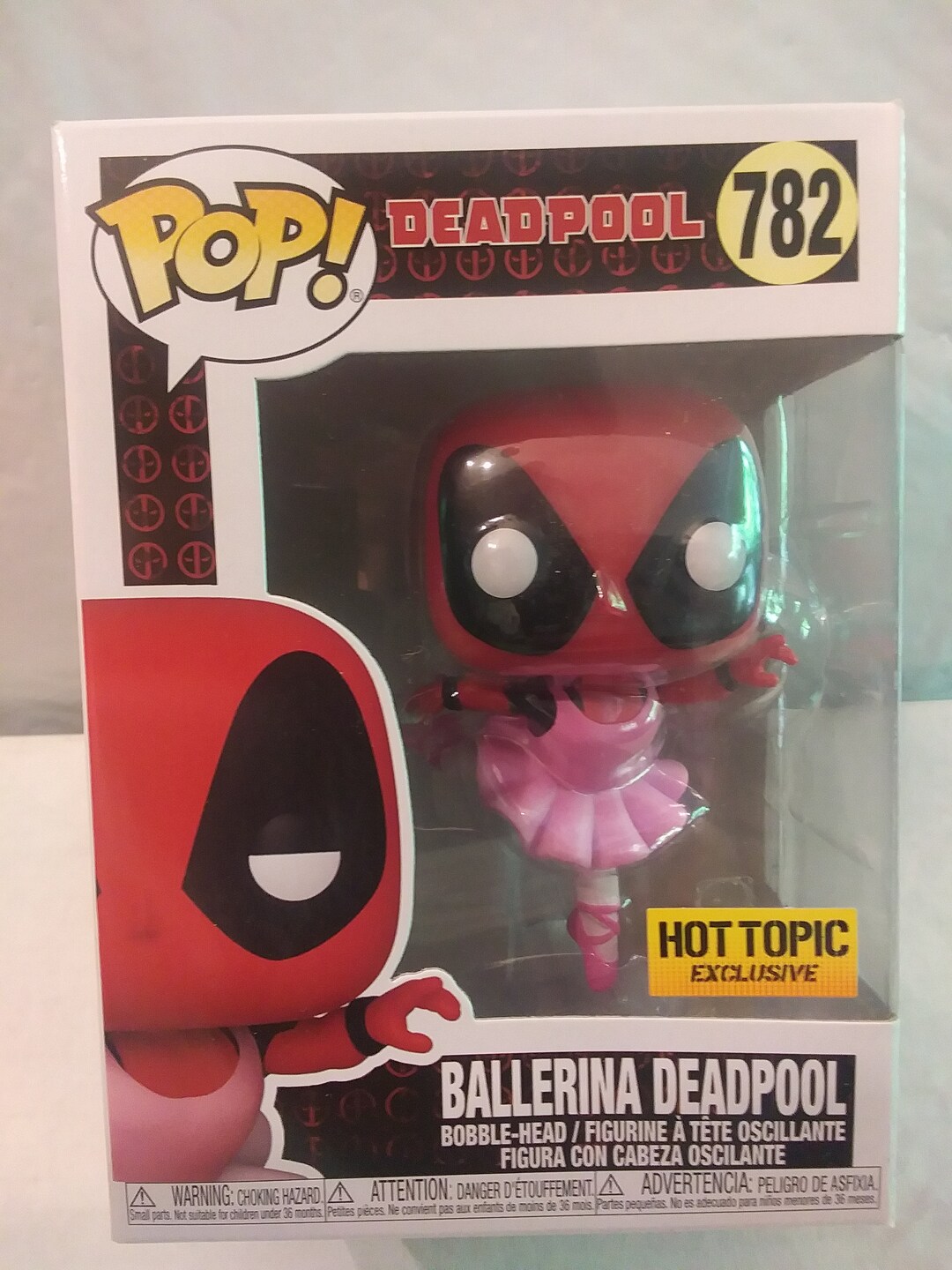Funko Pop Marvel Ballerina Deadpool 782 Vinyl Bobble-head Figure, NIB ...
