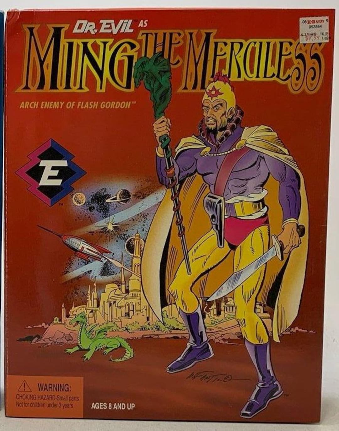 Vintage Flash Gordon's Arch Enemy Ming the Merciless 12" Poseable ...