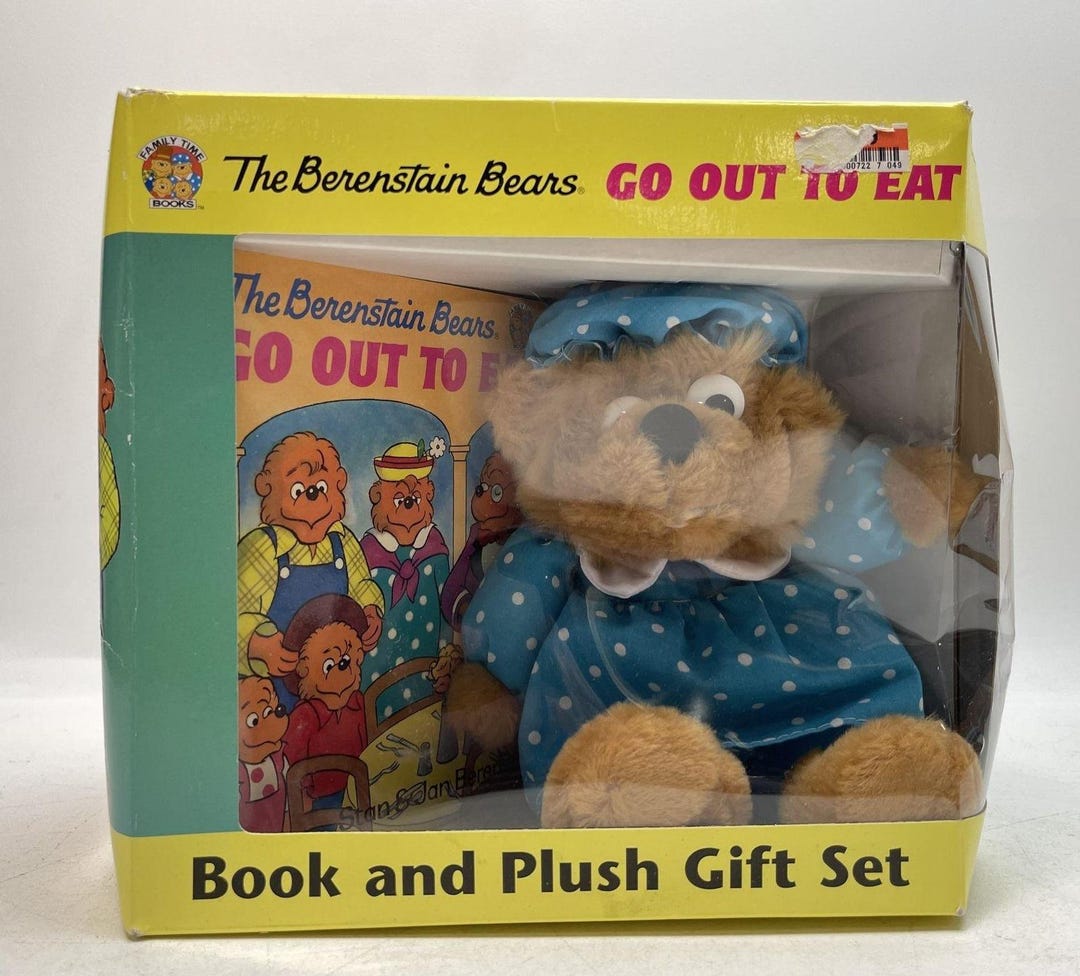 Vintage the Berenstain Bears Go Out to Eat Book & Plush Gift Set - Etsy
