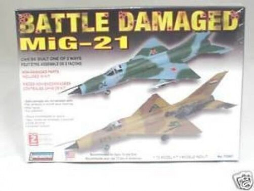 Lindberg 70961 Battle Damaged MIG-21 Model Kit New (offers) - Etsy