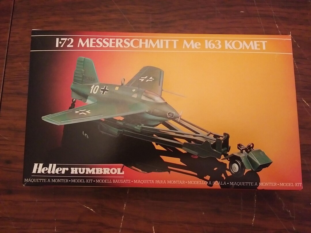 Messerschmitt Me 163 Komet WWII German Air Force Fighter Aircraft Model ...