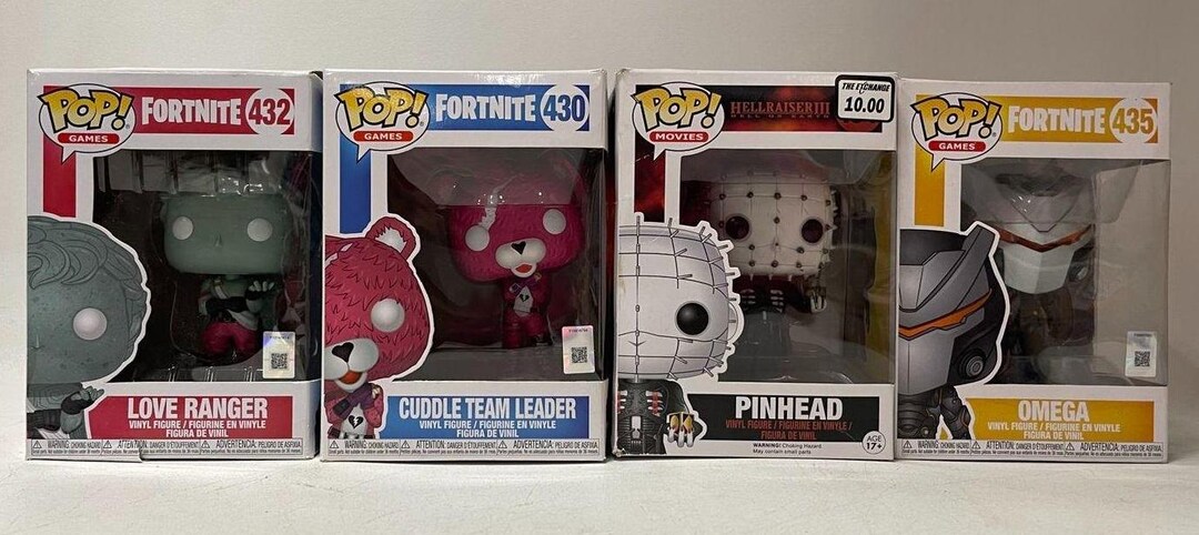 4 Funko Pop! Vinyl Figures - Fort Ranger, Cuddle Team Leader, Omega ...