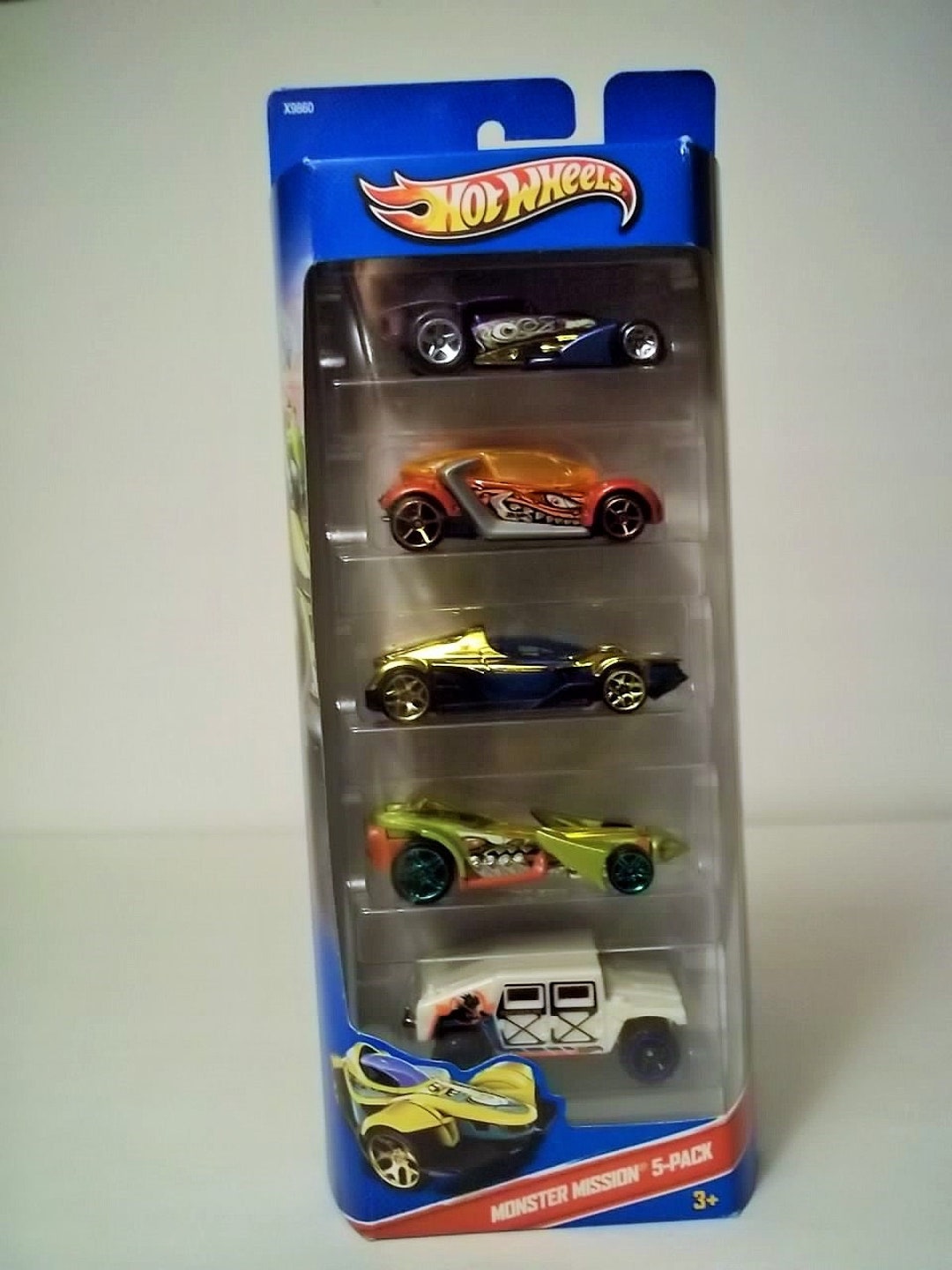 Hot Wheels IMAGINIATION - MONSTER MISSION Die-cast Vehicles 5 Pack Set ...
