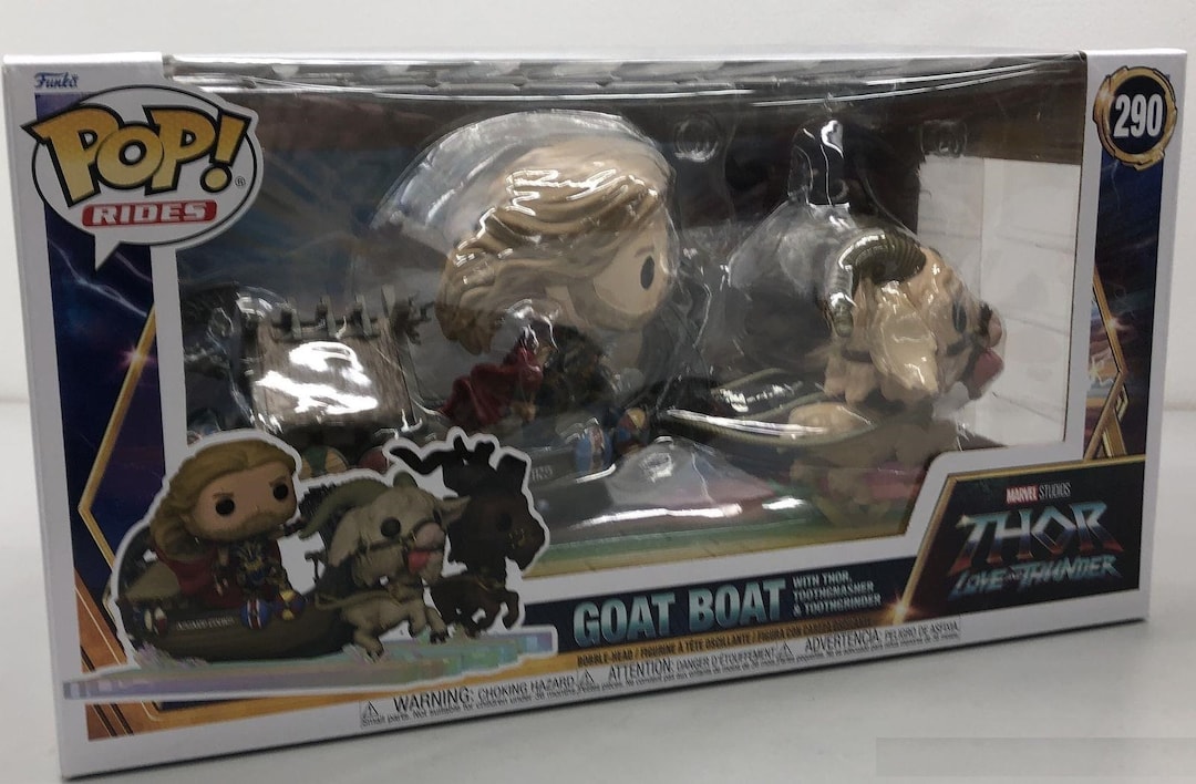 Funko Pop! Rides #290 "goat Boat" With Thor Lord of Thunder ...
