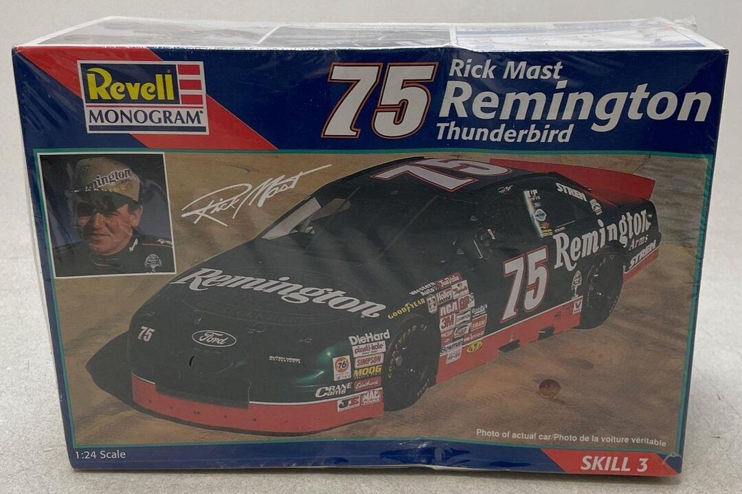 Revell-monogram NASCAR Rick Mast No. 75 Remington Thunderbird Model Car ...
