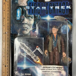 Star Trek Zefram Cochrane - Inventor of Warp Drive Action Figure ...