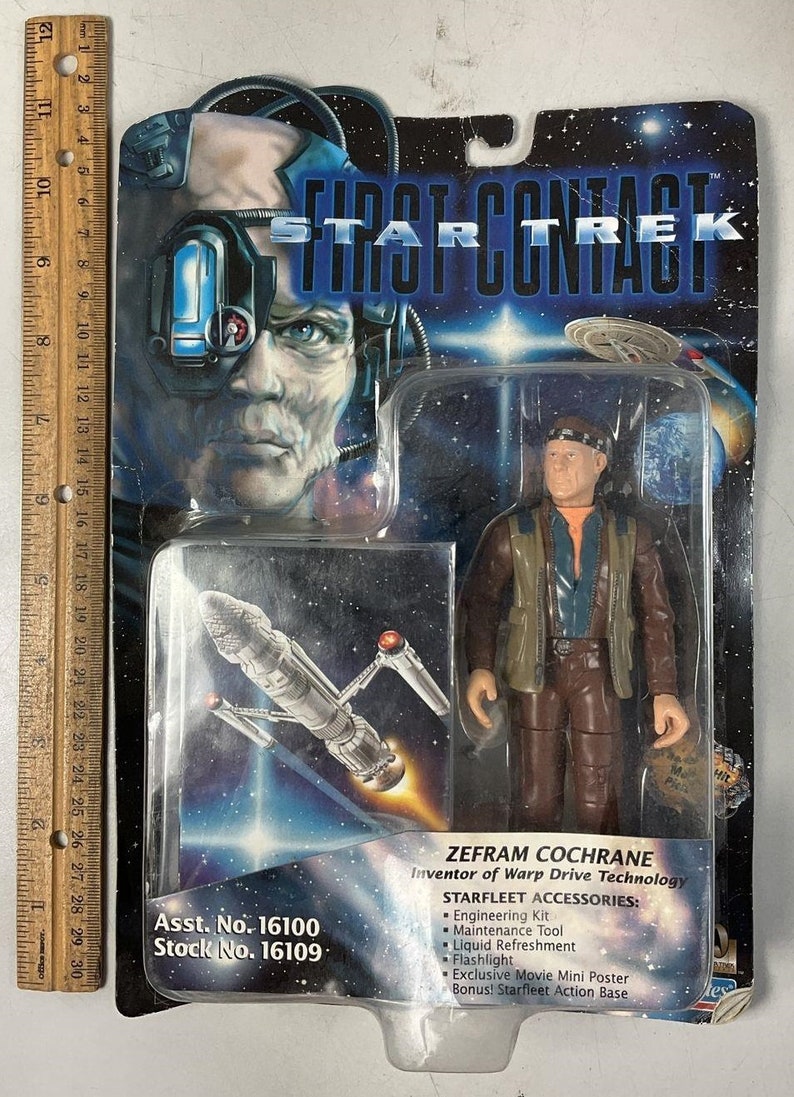 Star Trek Zefram Cochrane Inventor of Warp Drive Action - Etsy