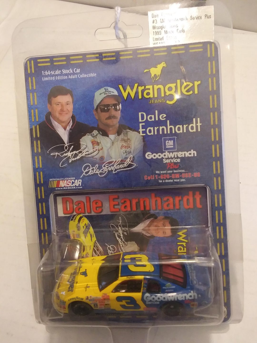 NASCAR Action Dale Earnhardt No. 3 Wrangler 1985 Monte Carlo Die-cast ...