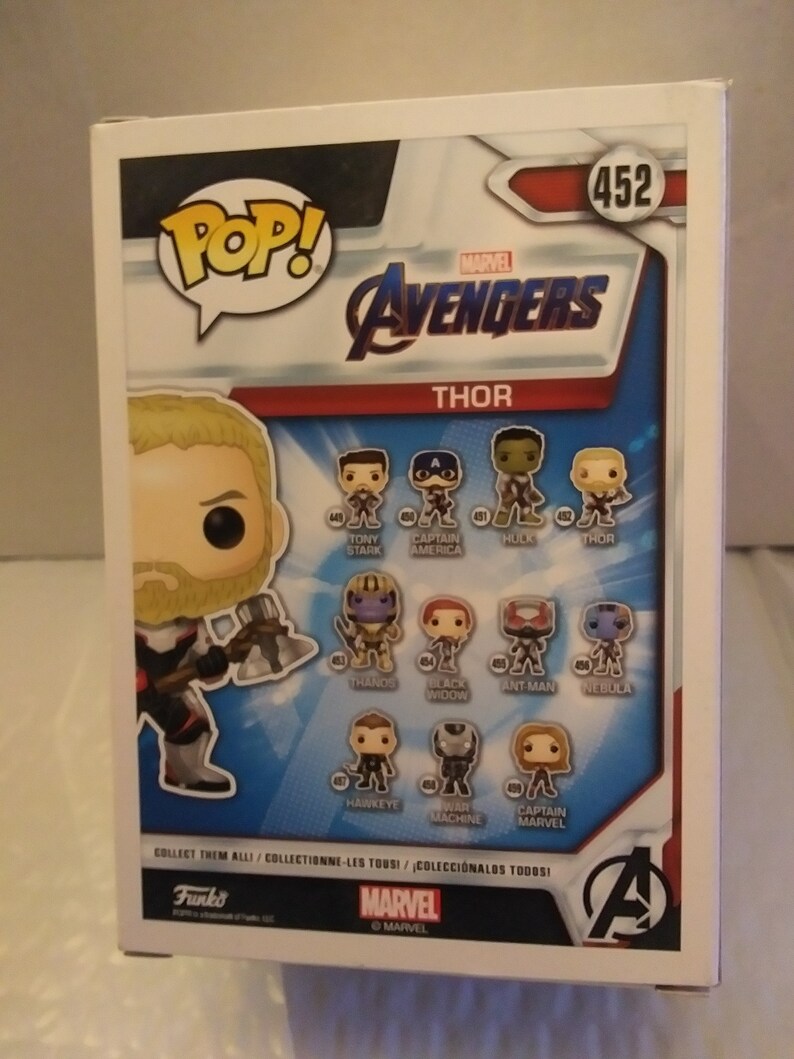 POP Marvel the Avengers thor Bobble-head Figure - Etsy